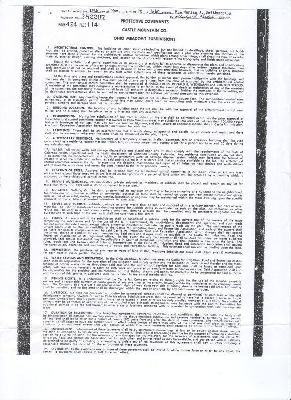 Policies, Covenants, By-Laws | Ohio Meadows Homeowners Association